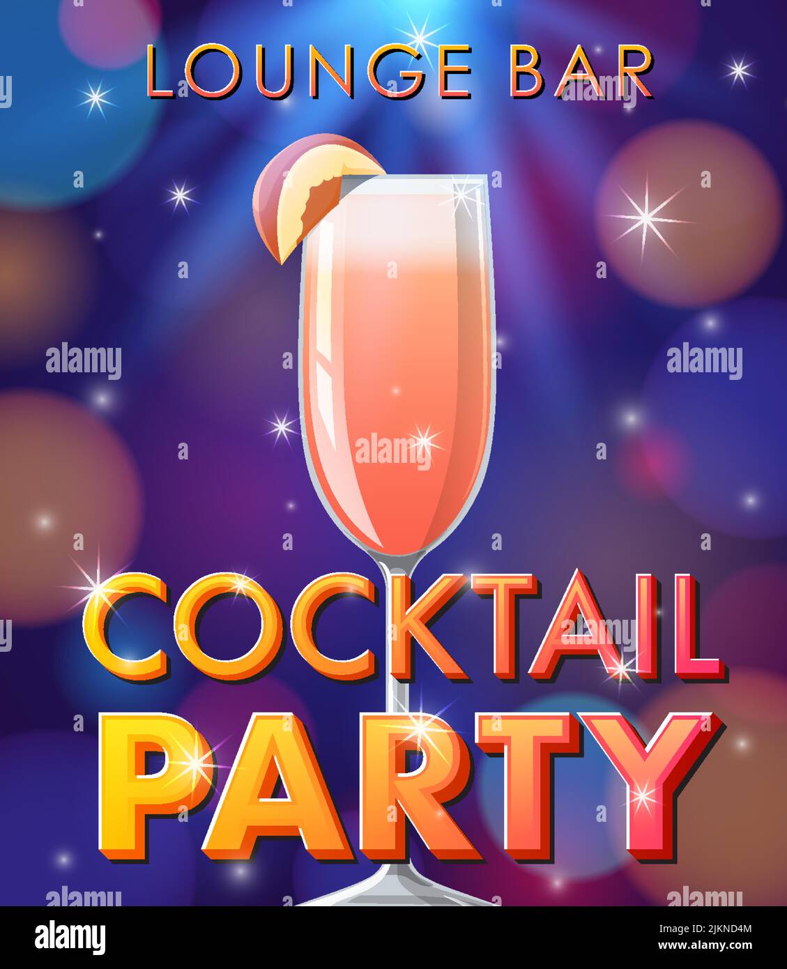 Cocktail glass on sparkling background illustration Stock Vector Image ...