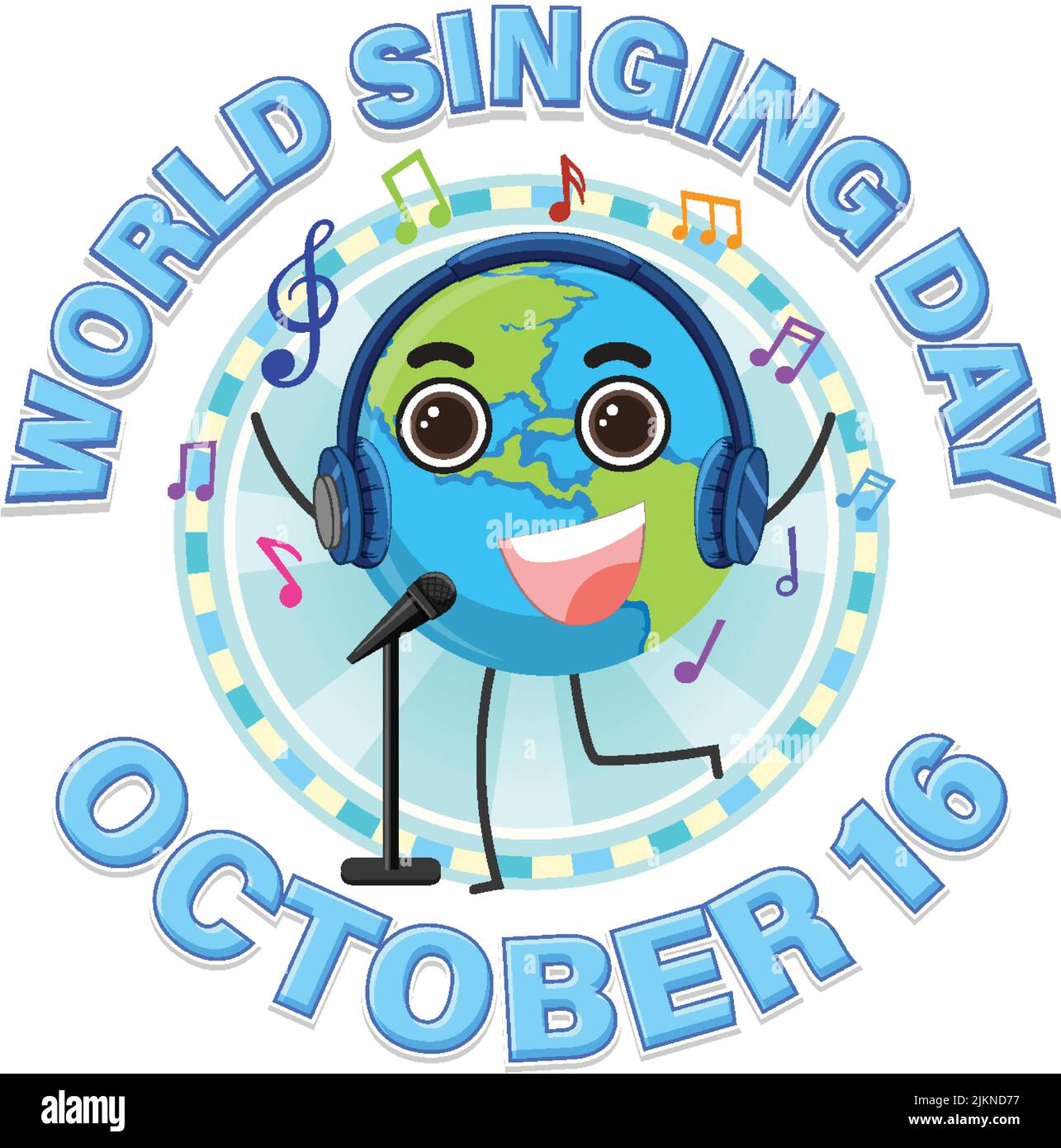 World Singing Day Banner illustration Stock Vector Image & Art - Alamy