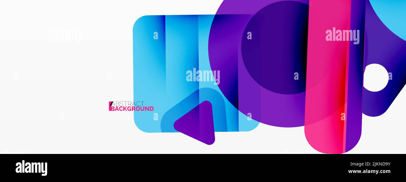 Primitive geometric shapes - line, triangle, square and circle ...