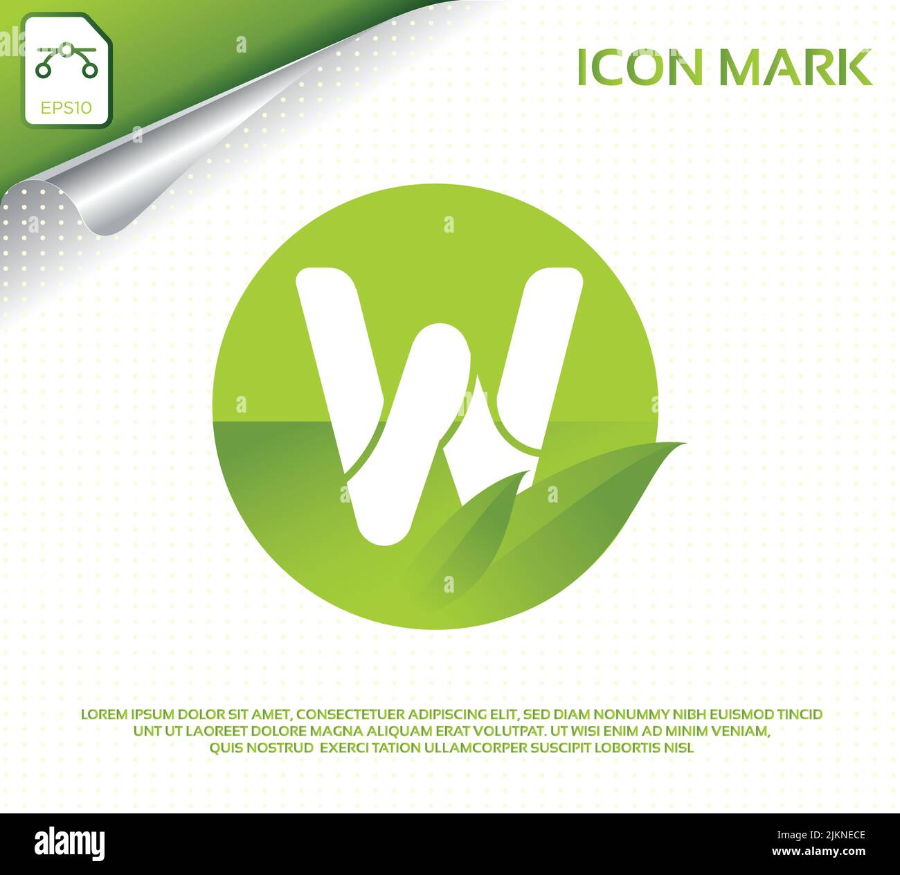 Eco icon green letters Stock Vector Images - Alamy