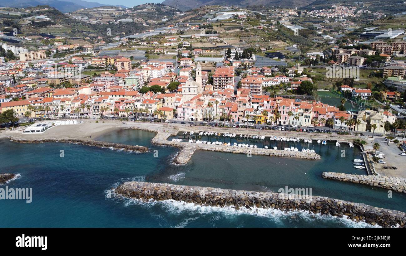 Aerial view beach in riva hi-res stock photography and images - Alamy