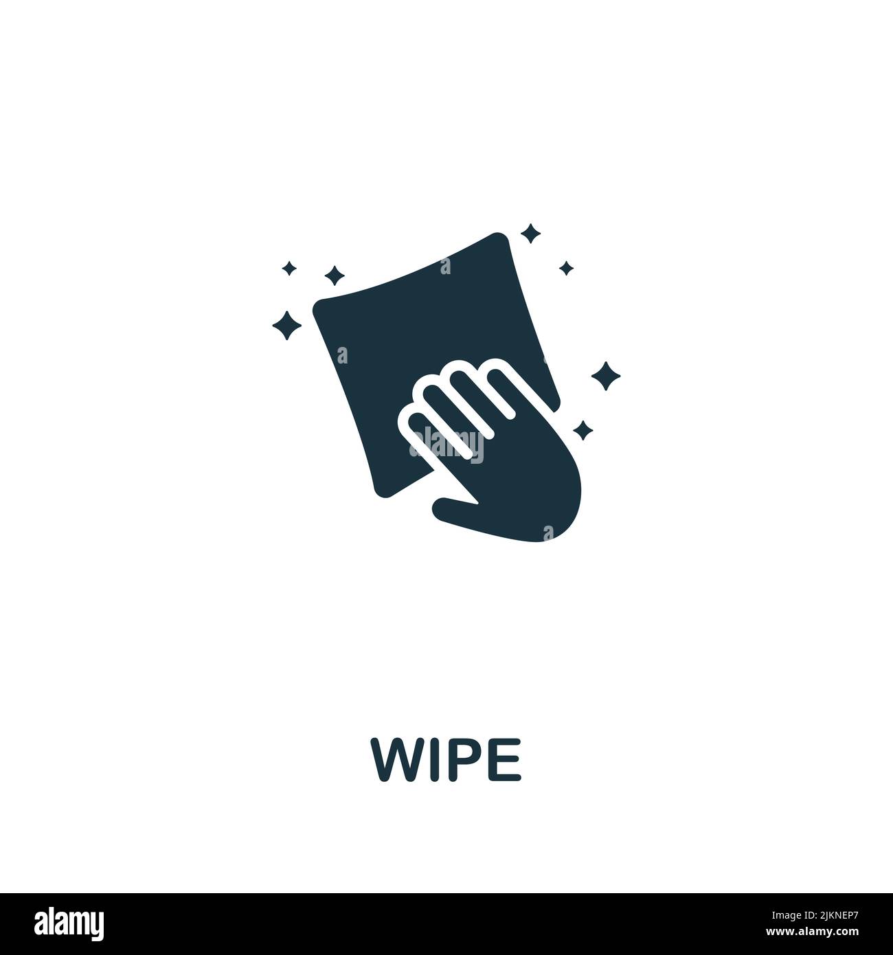 Wipe icon. Monochrome simple line Housekeeping icon for templates, web ... Wipe icon. Monochrome simple line Housekeeping icon for templates, web ...