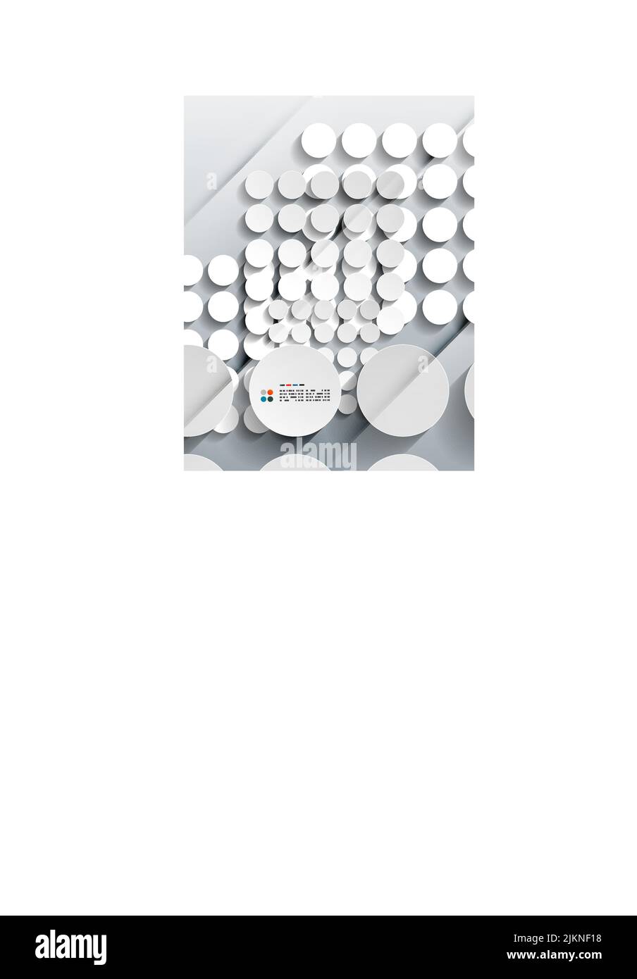 Vector 3d paper circles modern design Stock Vector Image & Art - Alamy