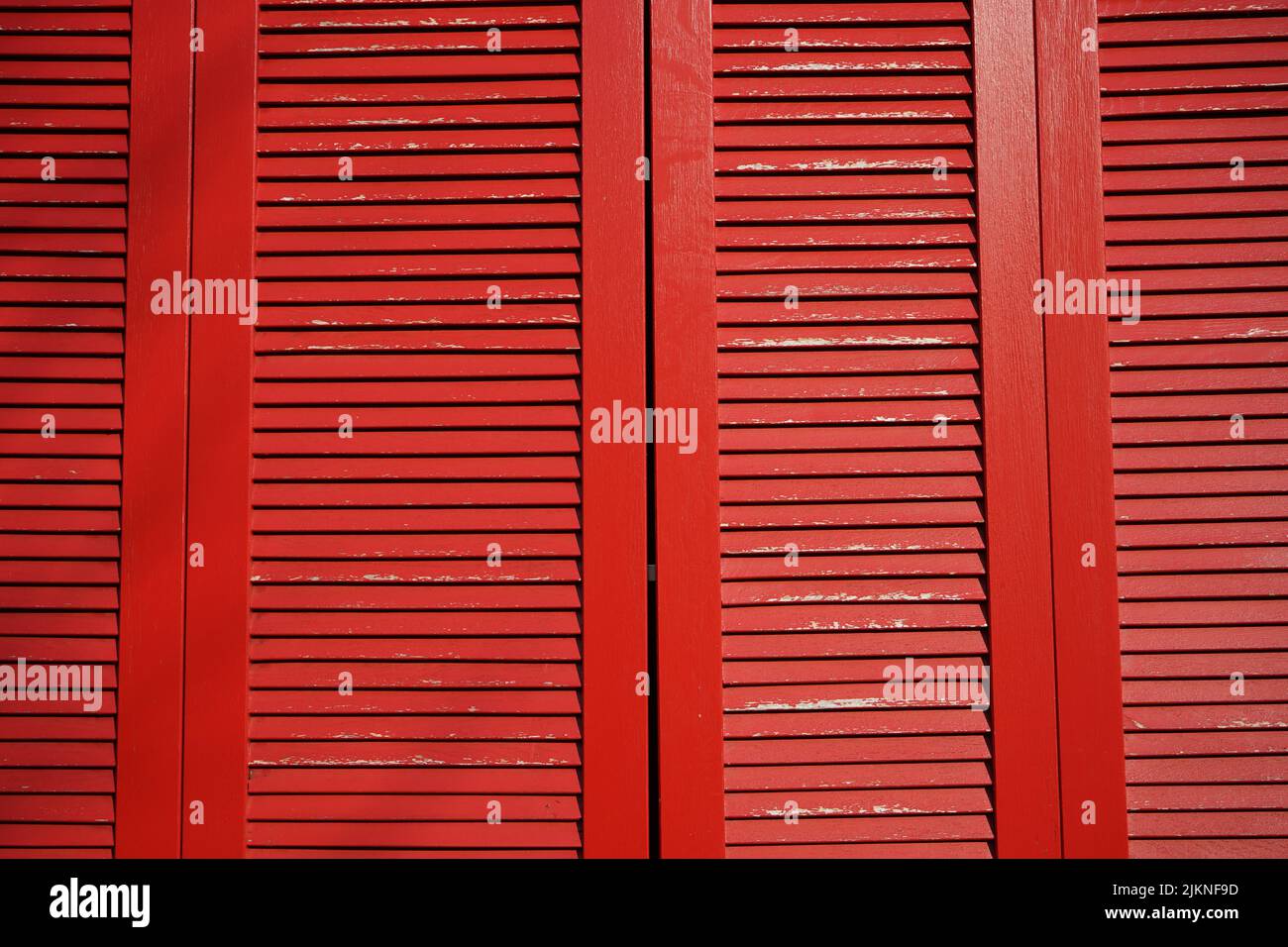 A closeup of a red wooden window shutters for backgrounds Stock Photo ...