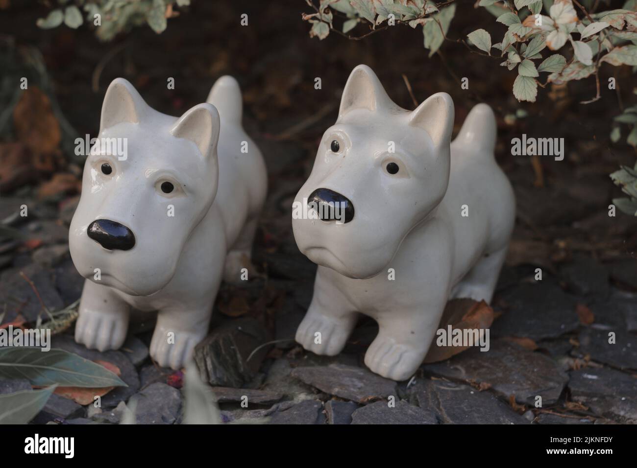 Ceramic dog statue hi-res stock photography and images - Alamy