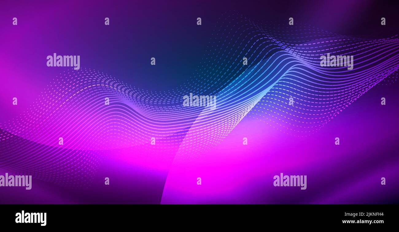 Neon wave abstract background Stock Vector Image & Art - Alamy