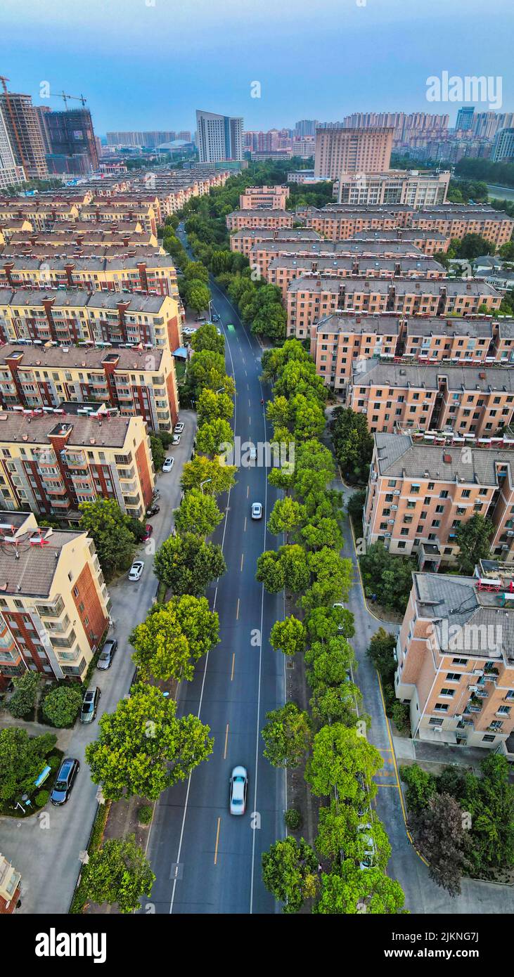 A residential district with apartment buildings Stock Photo - Alamy