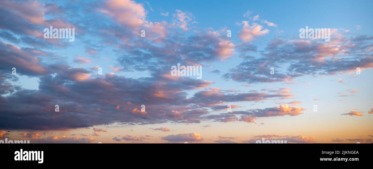 Dawn sun rising orange sky clouds hi-res stock photography and images ...
