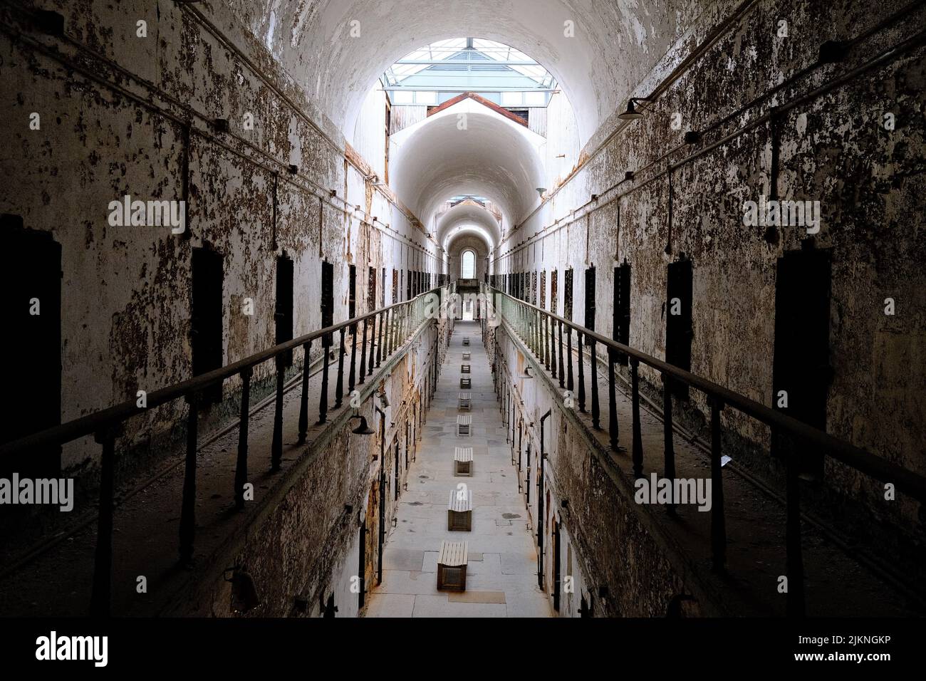 The Eastern State Penitentiary, a former American prison in ...