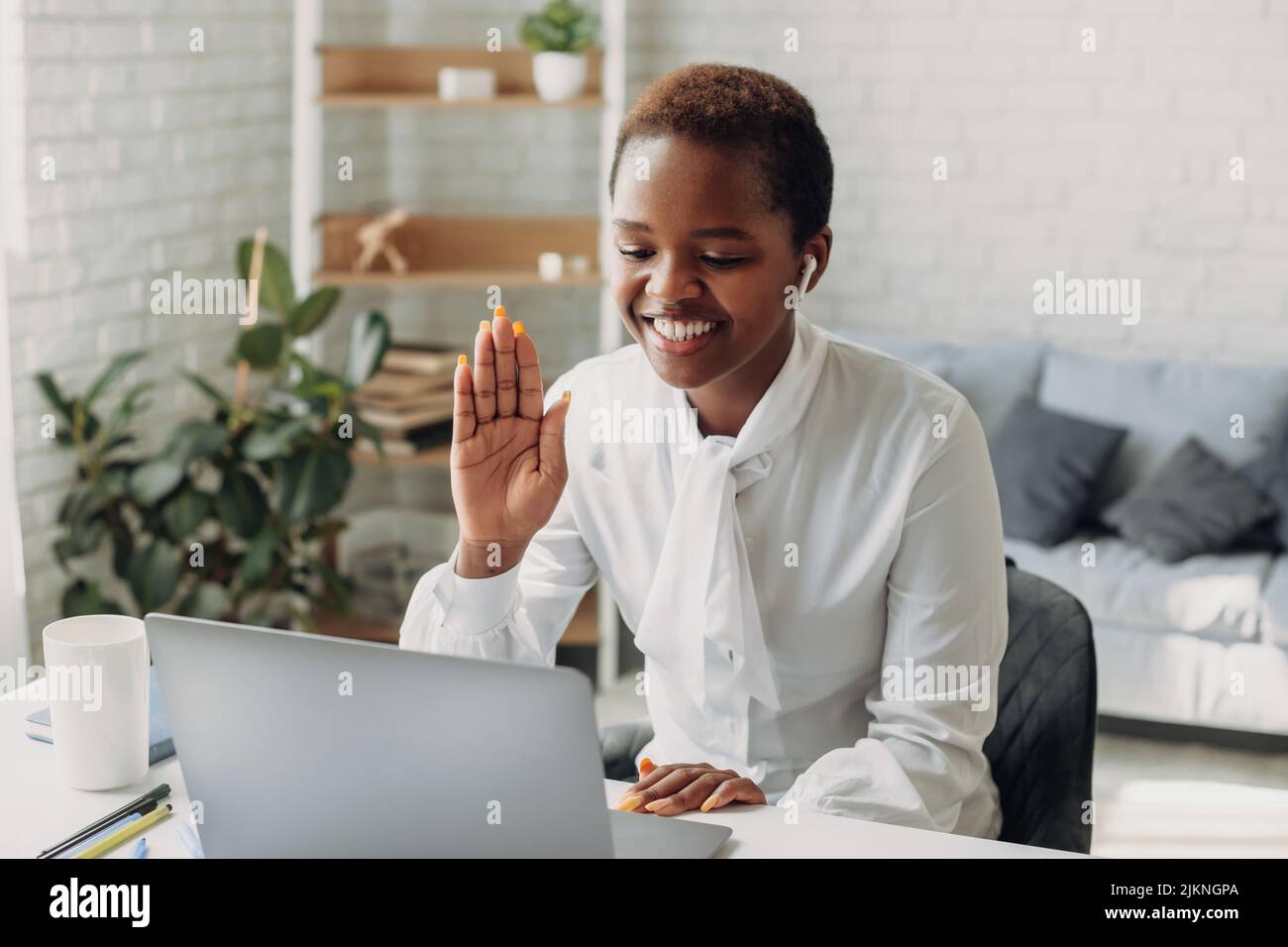 Online telework hi-res stock photography and images - Alamy