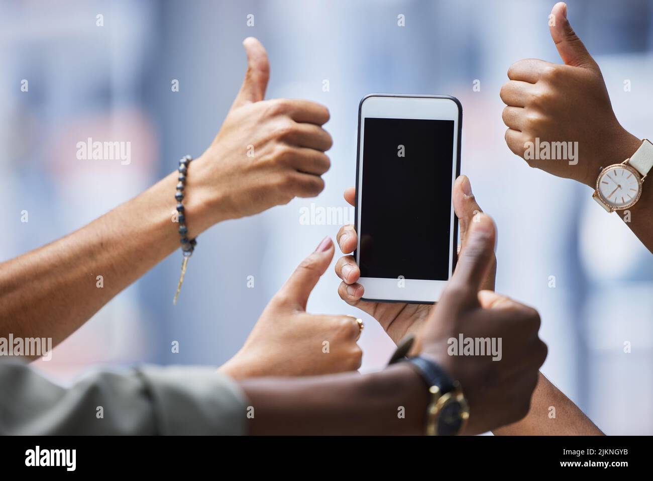 This app is worth downloading. Closeup shot of a group of ...