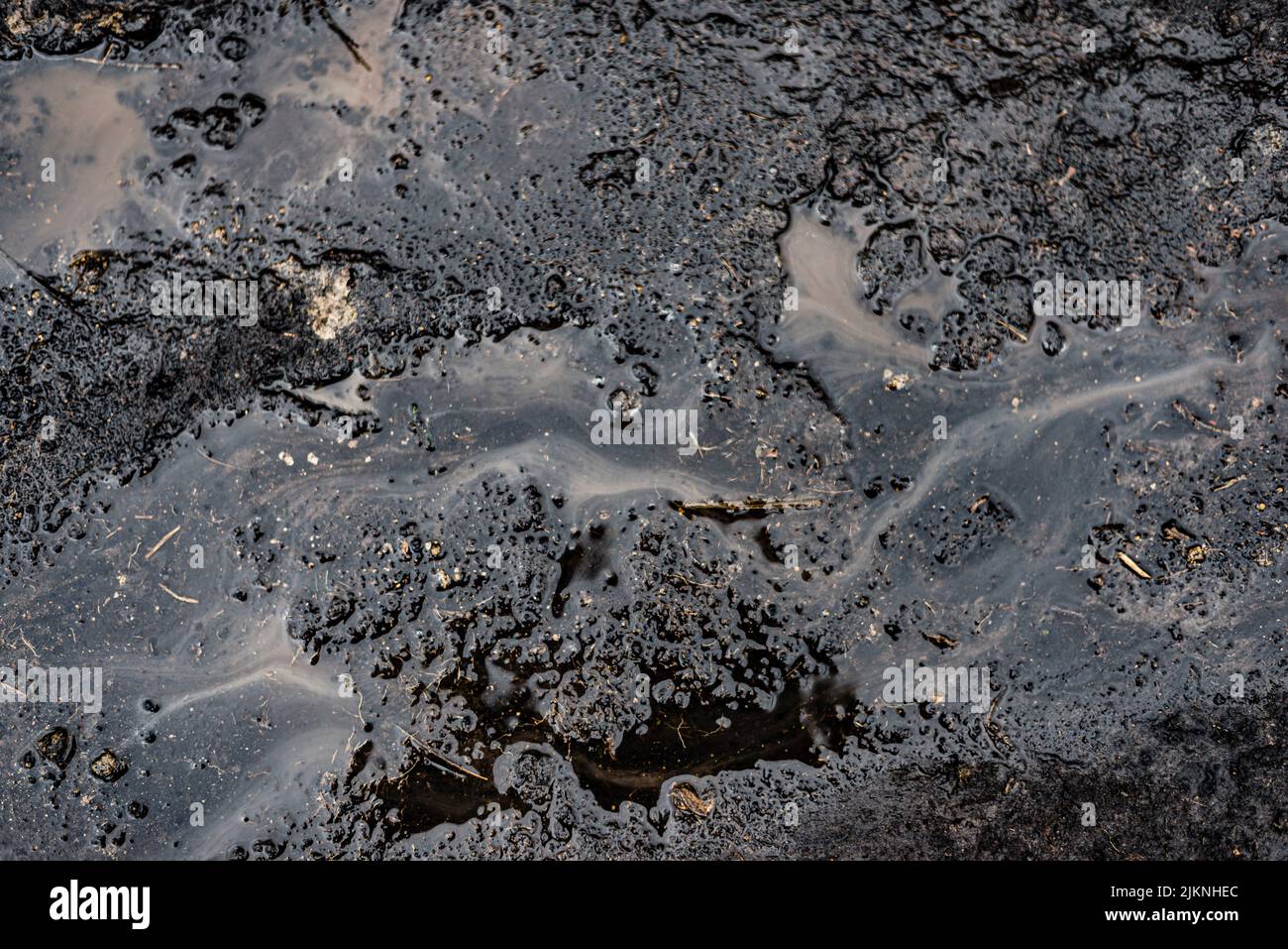 A wet soil ground outside Stock Photo - Alamy