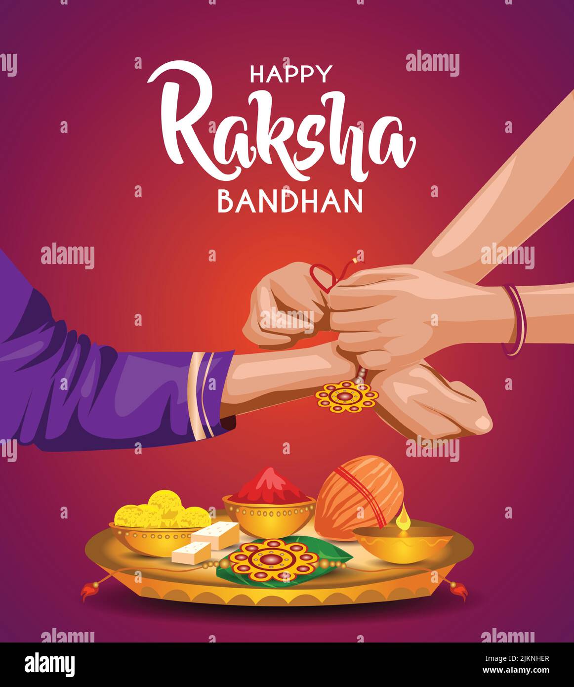 Raksha bandhan vector vectors hi-res stock photography and images - Alamy