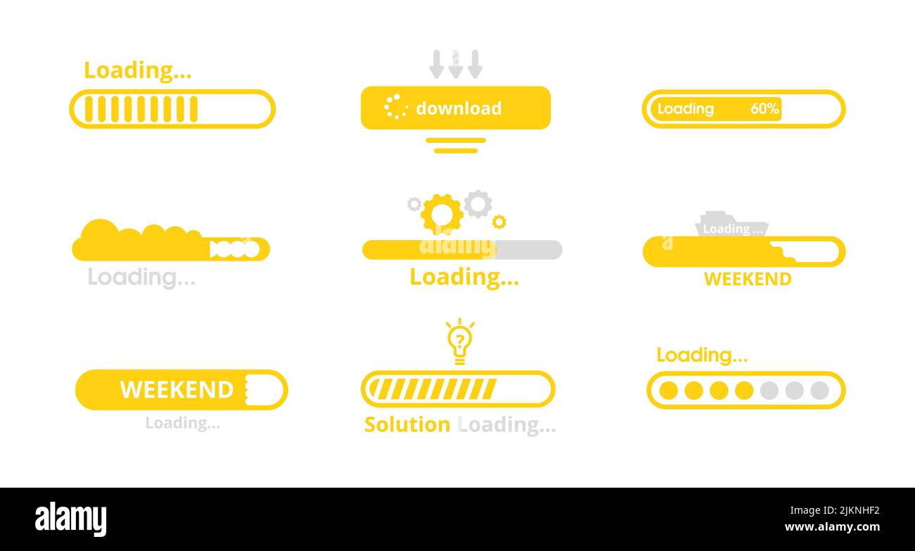 Speed meter loading bar hi-res stock photography and images - Alamy