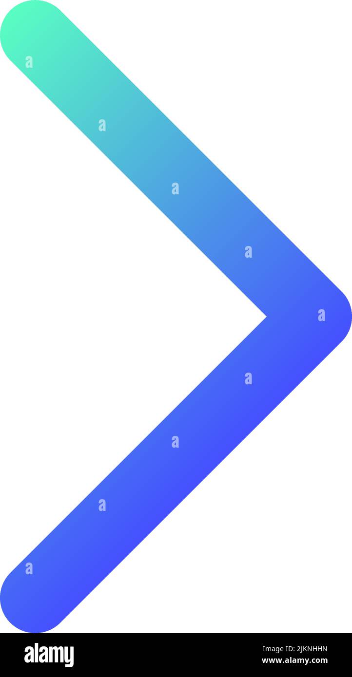 Right arrow pixel perfect gradient linear ui icon Stock Vector Image & Art - Alamy