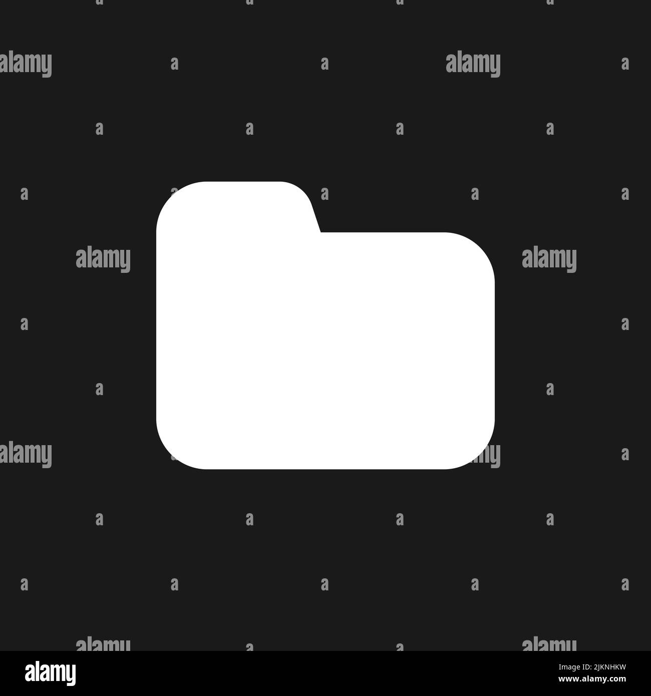 Folder dark mode glyph ui icon Stock Vector Image & Art - Alamy