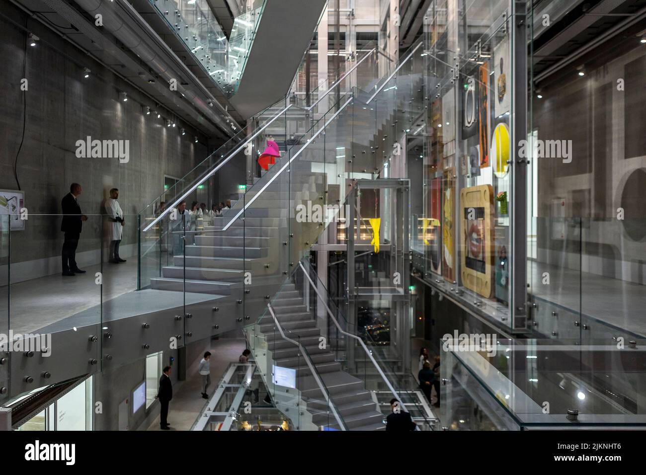 Interior staircase Boijmans van Beuningen art depot storage rooms and ...