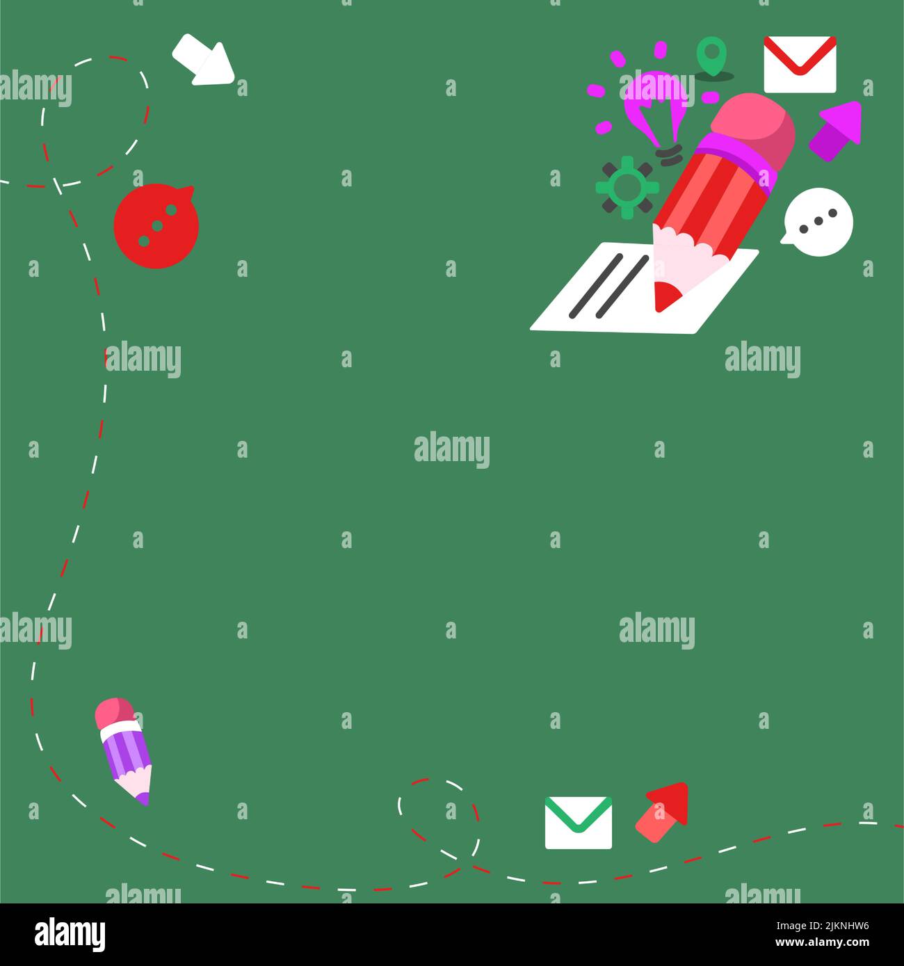 Writing On Paper With Pencil Current Ideas. Taking Notes From Recent ...