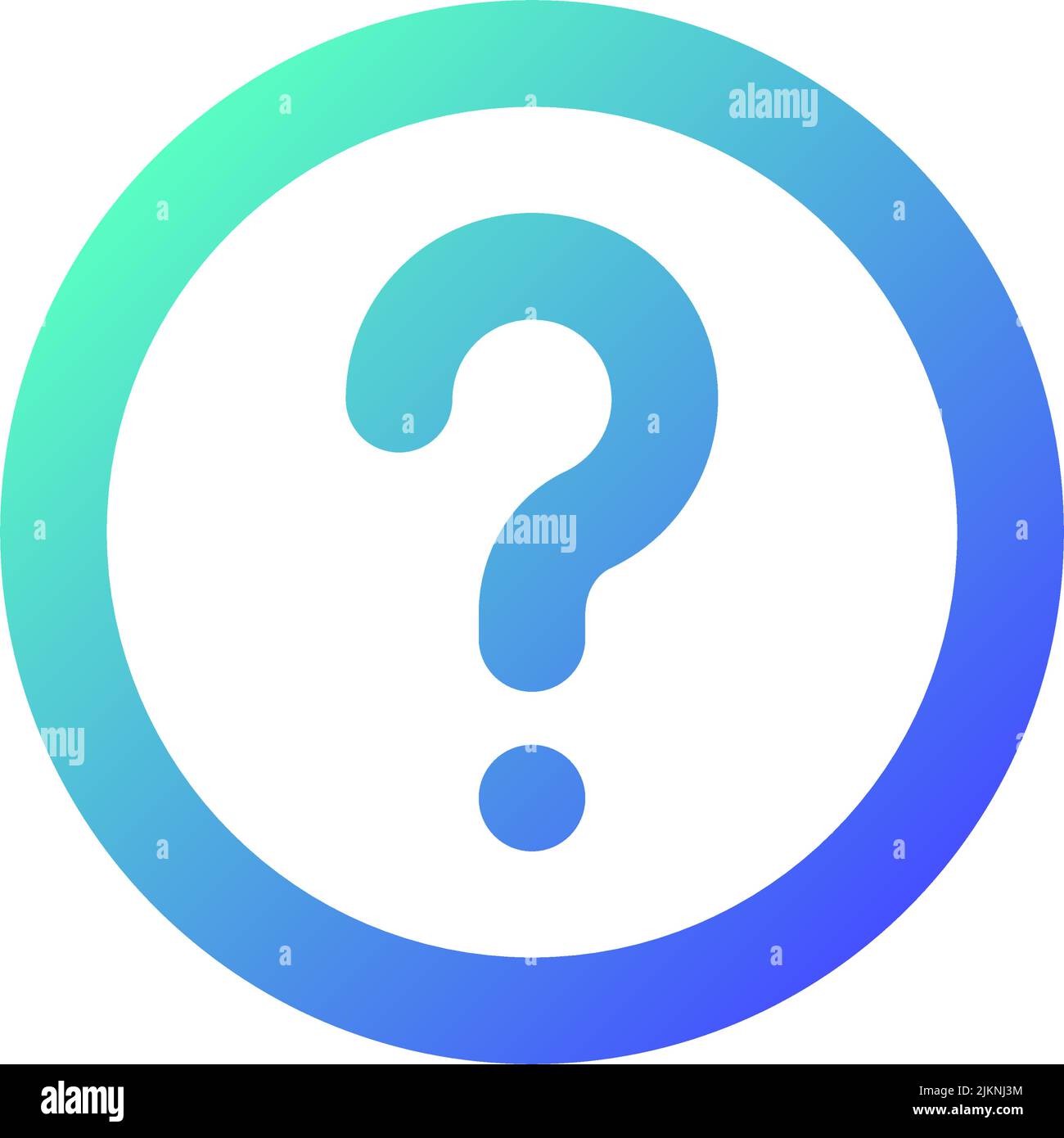 Question mark pixel perfect gradient linear ui icon Stock Vector Image & Art - Alamy