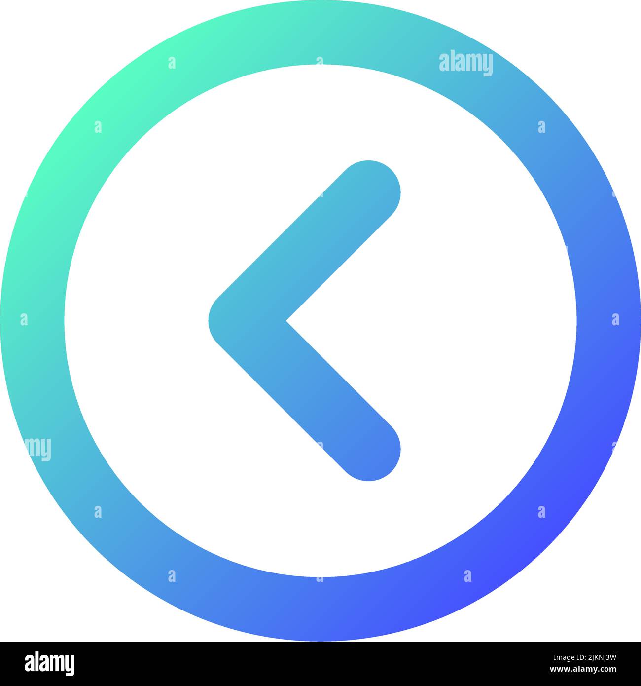 Arrow left button pixel perfect gradient linear ui icon Stock Vector Image & Art - Alamy