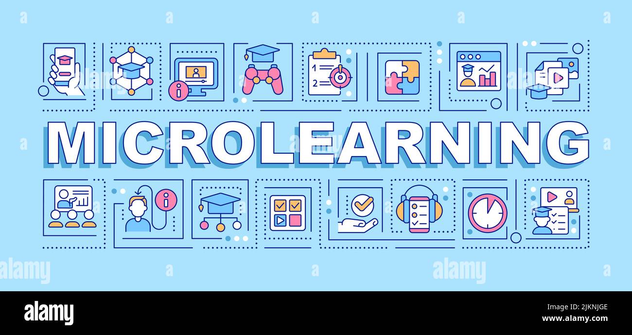 Microlearning word concepts blue banner Stock Vector Image & Art - Alamy Microlearning word concepts blue banner Stock Vector Image & Art - Alamy