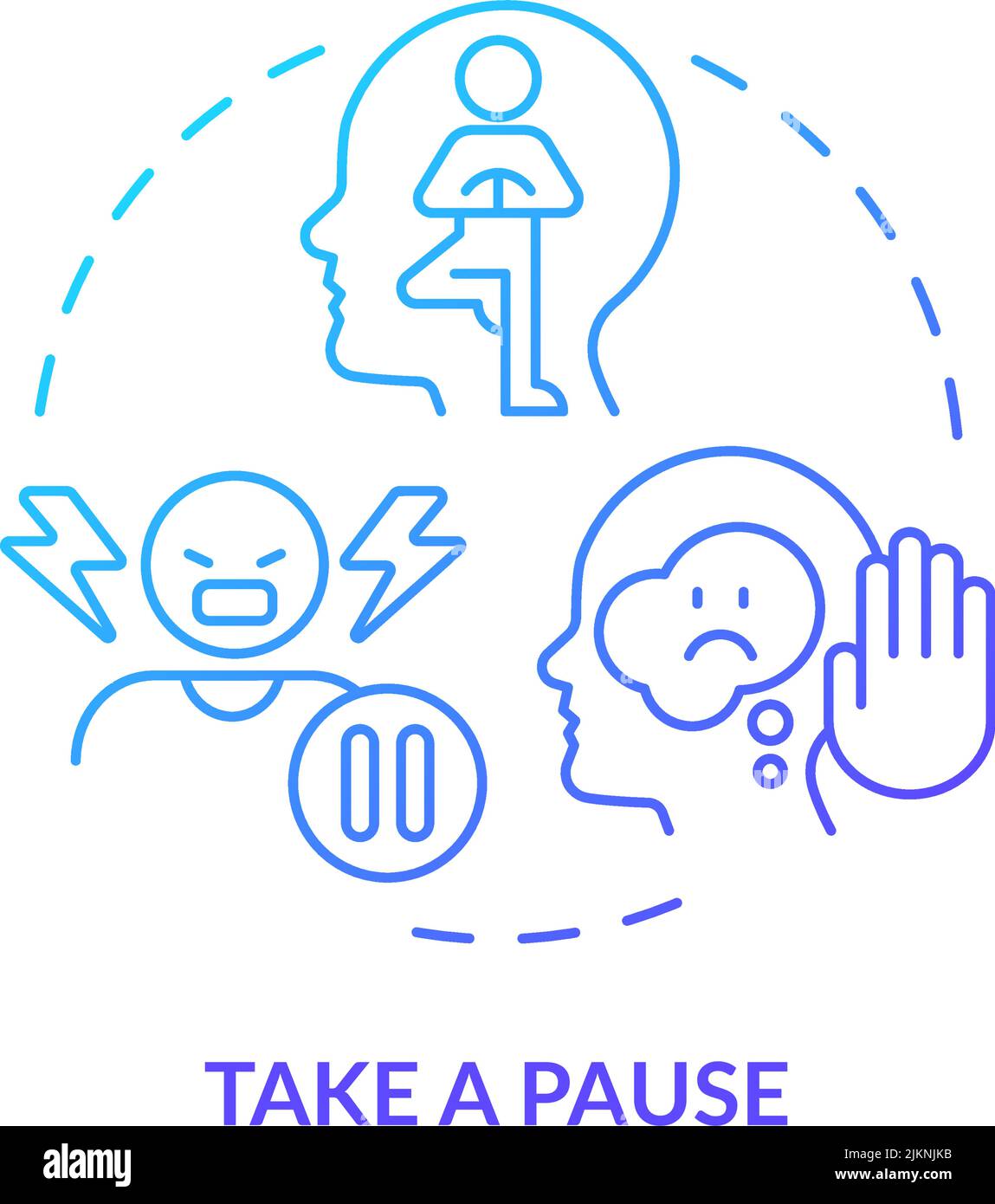 Take pause Stock Vector Images - Alamy