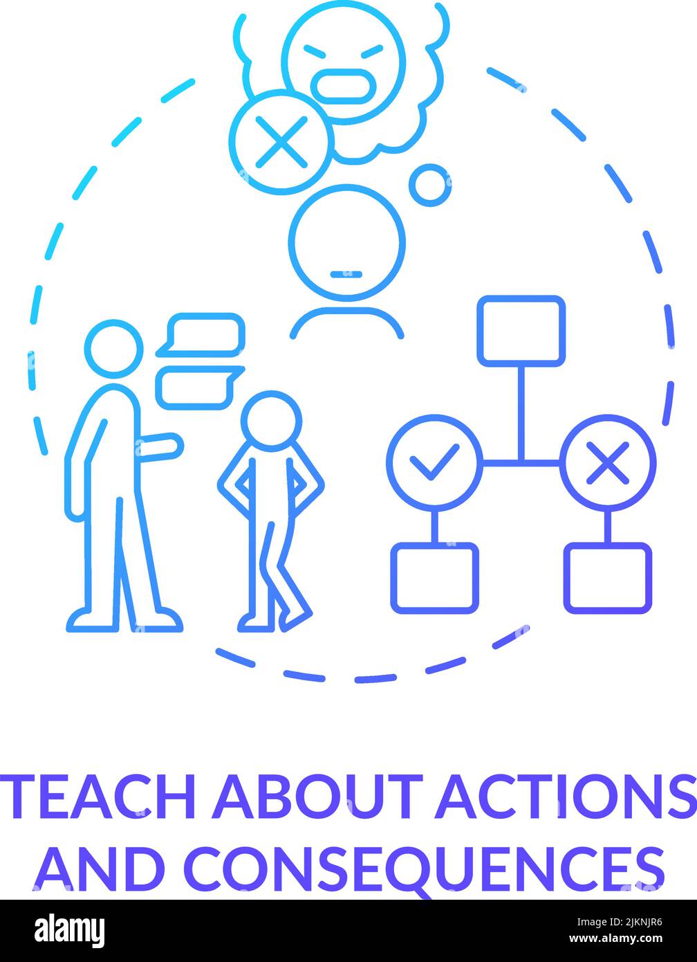 Consequences of actions Stock Vector Images - Alamy