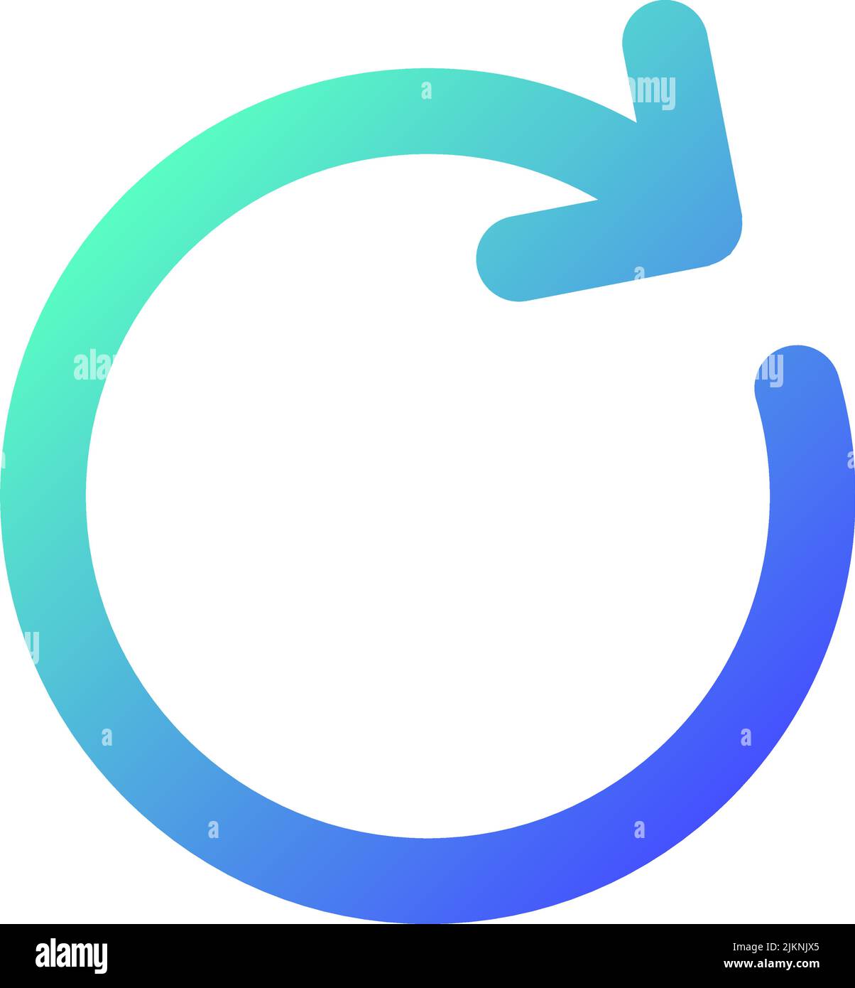 Repeat Pixel Perfect Gradient Linear Ui Icon Stock Vector Image And Art