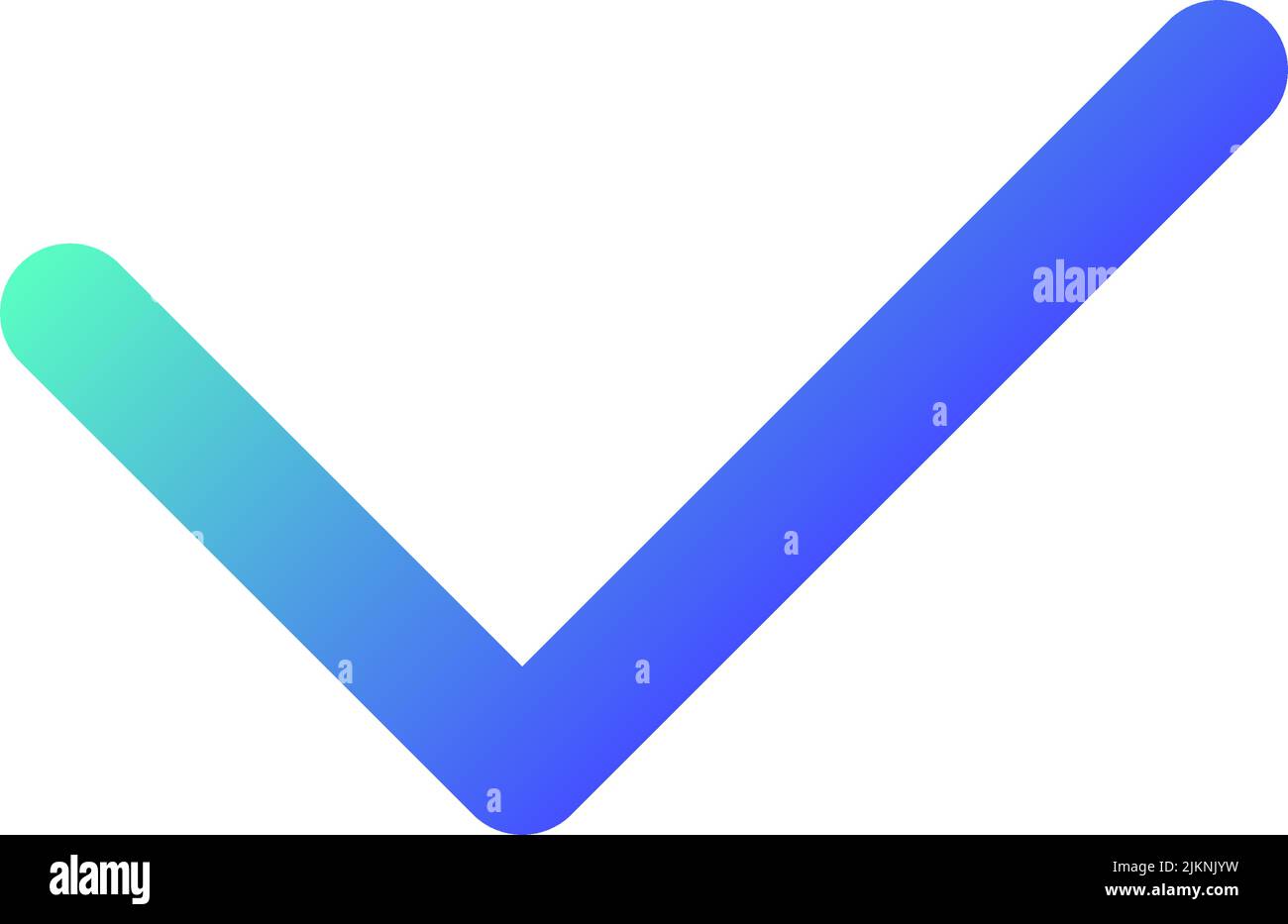 Check mark pixel perfect gradient linear ui icon Stock Vector Image & Art - Alamy