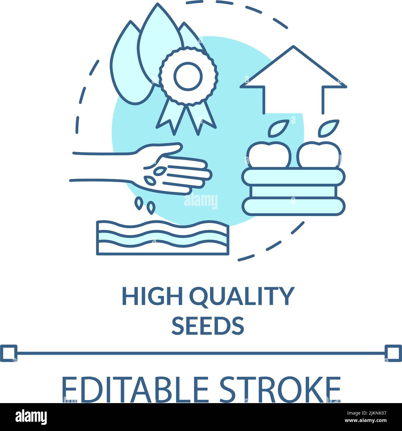 High yield grain farming Stock Vector Images - Alamy