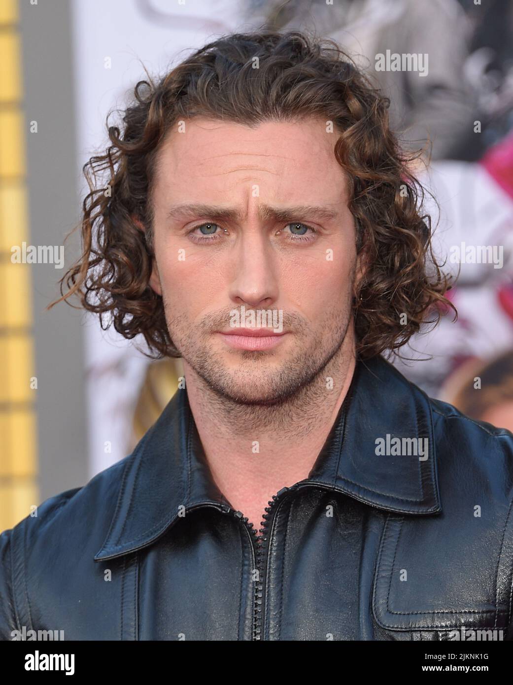 August 1, 2022, Westwood, California, USA: Aaron Taylor-Johnson arrives ...