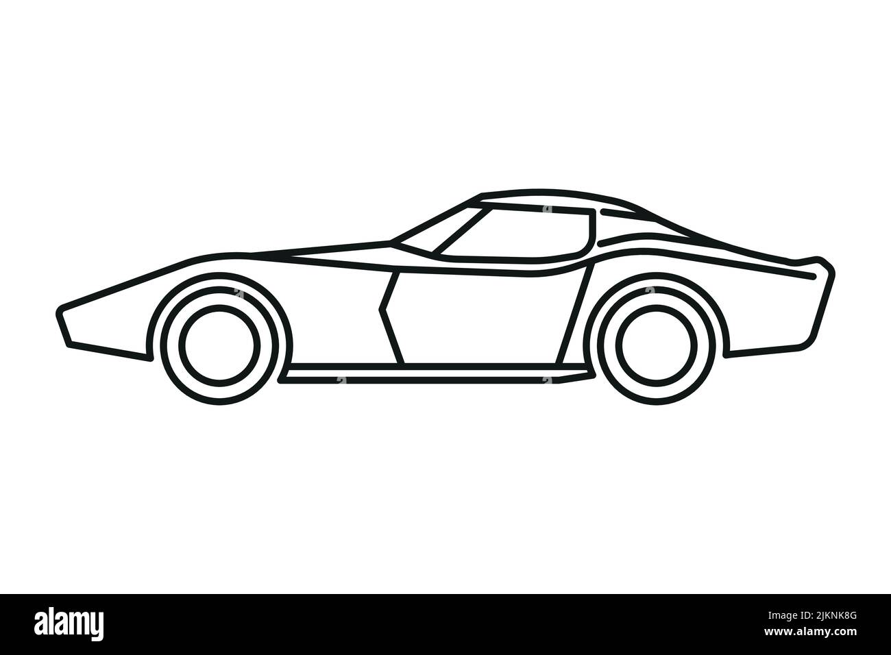 Classic sport car Stock Vector Images - Alamy