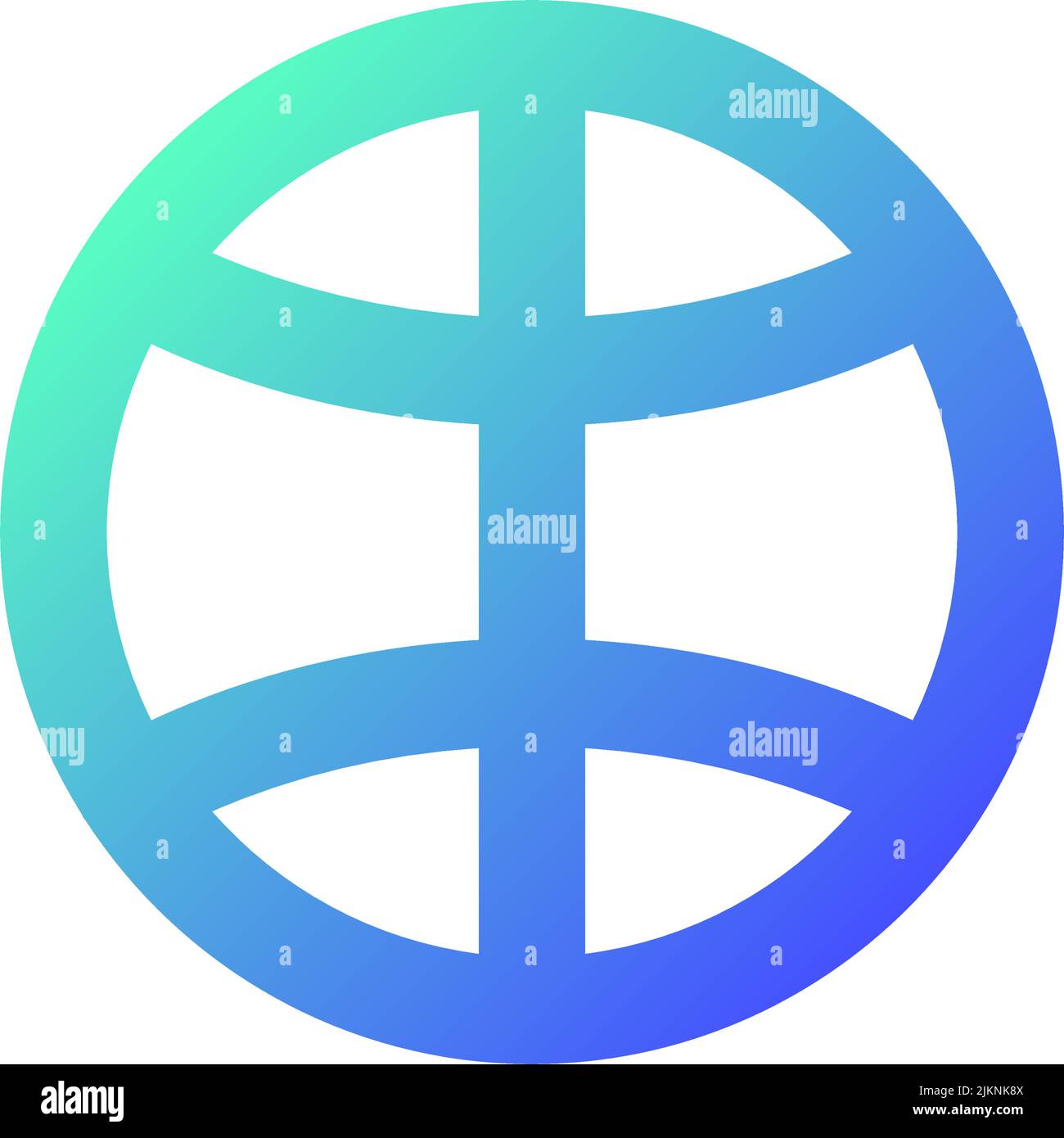 Global network pixel perfect gradient linear ui icon Stock Vector Image ...