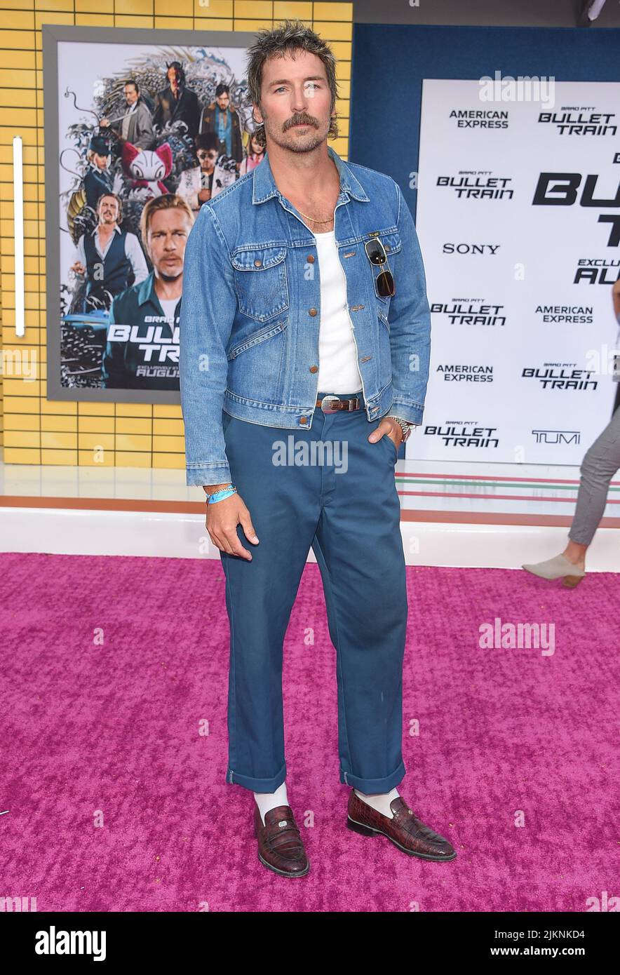 August 1, 2022, Westwood, California, USA: Mark Wystrach arrives for ...