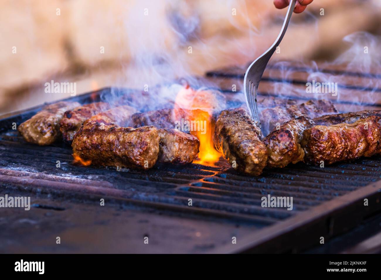 Traditional romanian bbq hi-res stock photography and images - Alamy