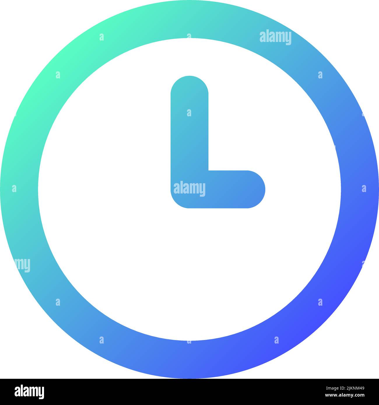 Clock pixel perfect gradient linear ui icon Stock Vector Image & Art - Alamy