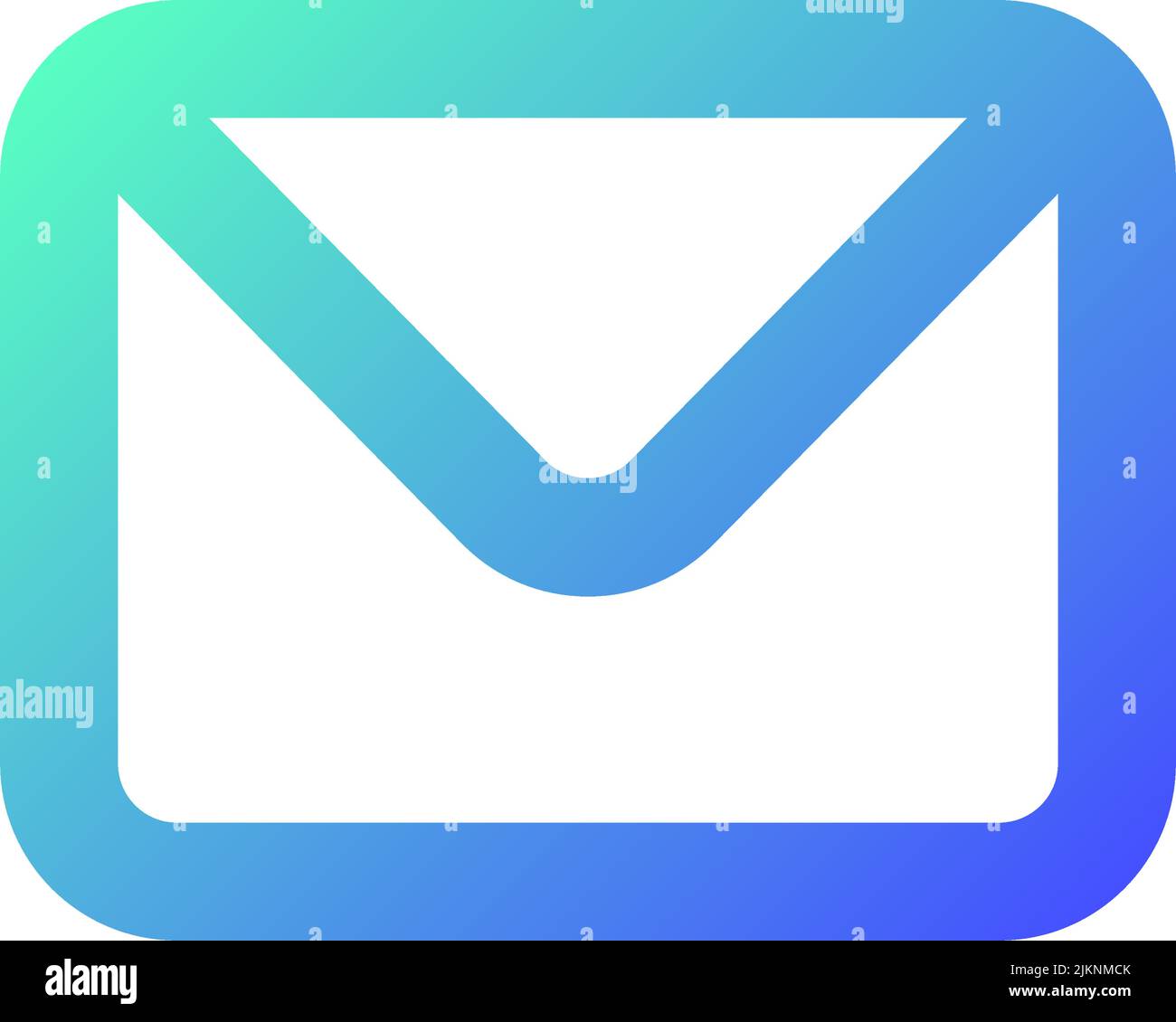 Unread message pixel perfect gradient linear ui icon Stock Vector Image & Art - Alamy