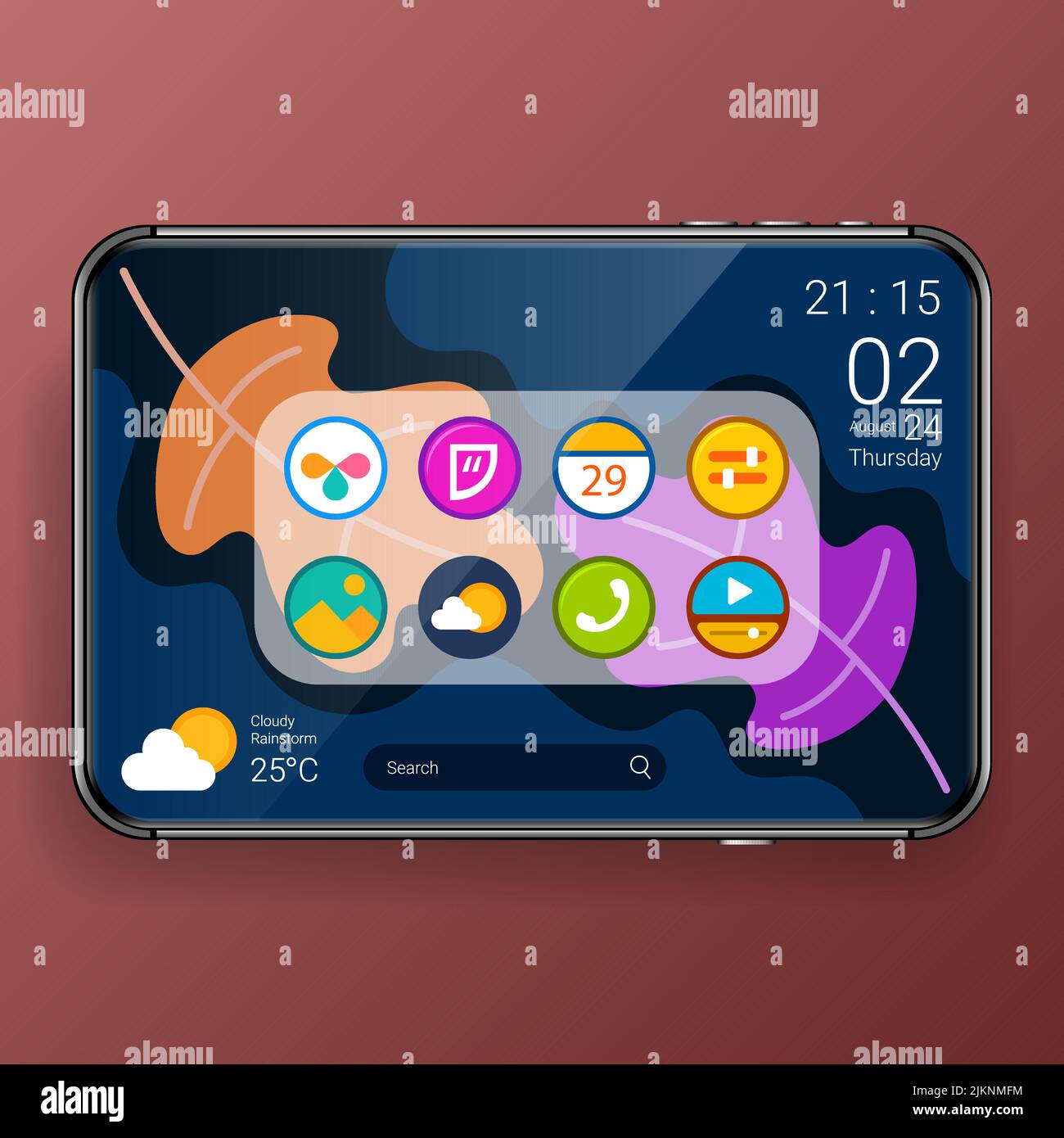 mobile apps menu user interface Stock Vector Image & Art - Alamy