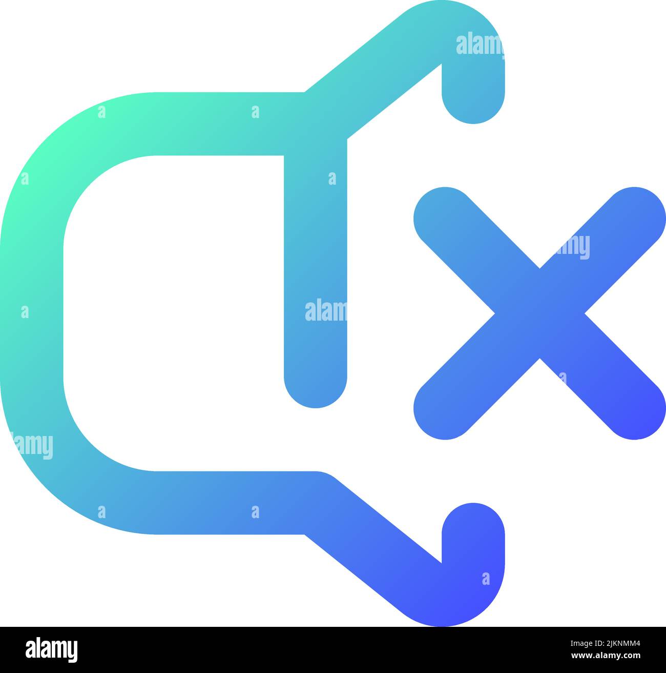 Turn off sound pixel perfect gradient linear ui icon Stock Vector Image & Art - Alamy