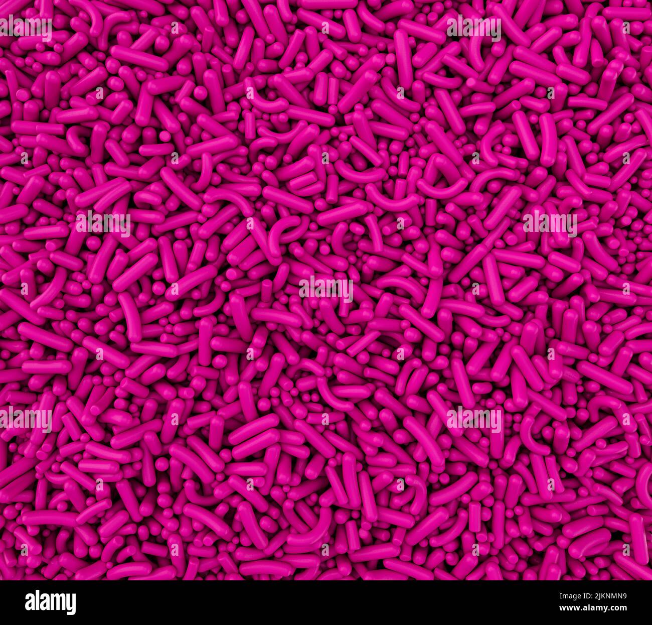 Pink Color sprinkle dots, decoration for cake and bakery, a lot of ...