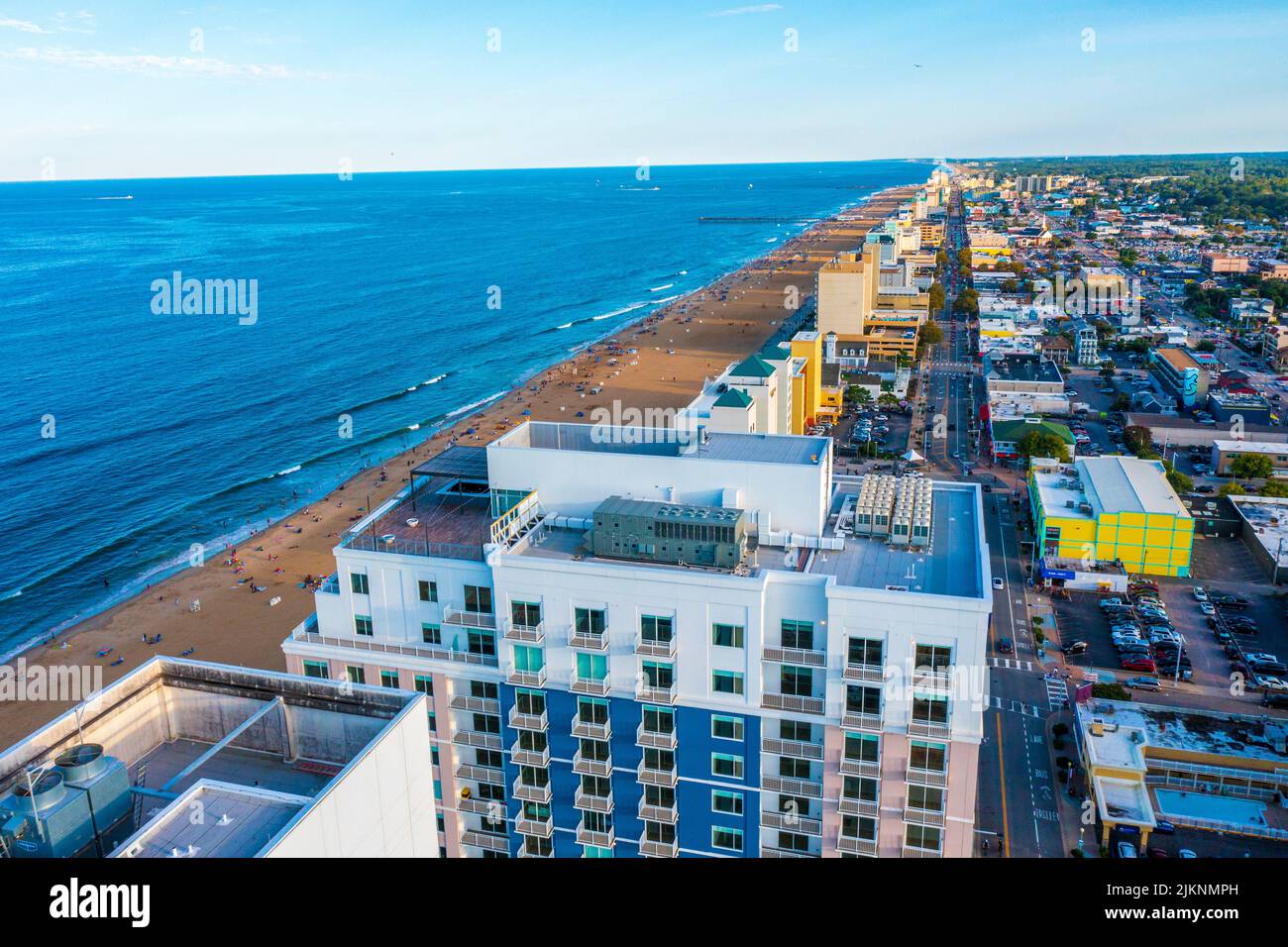 Virginia Beach Virginia - September 4 2021: Aerial view of the Virginia ...