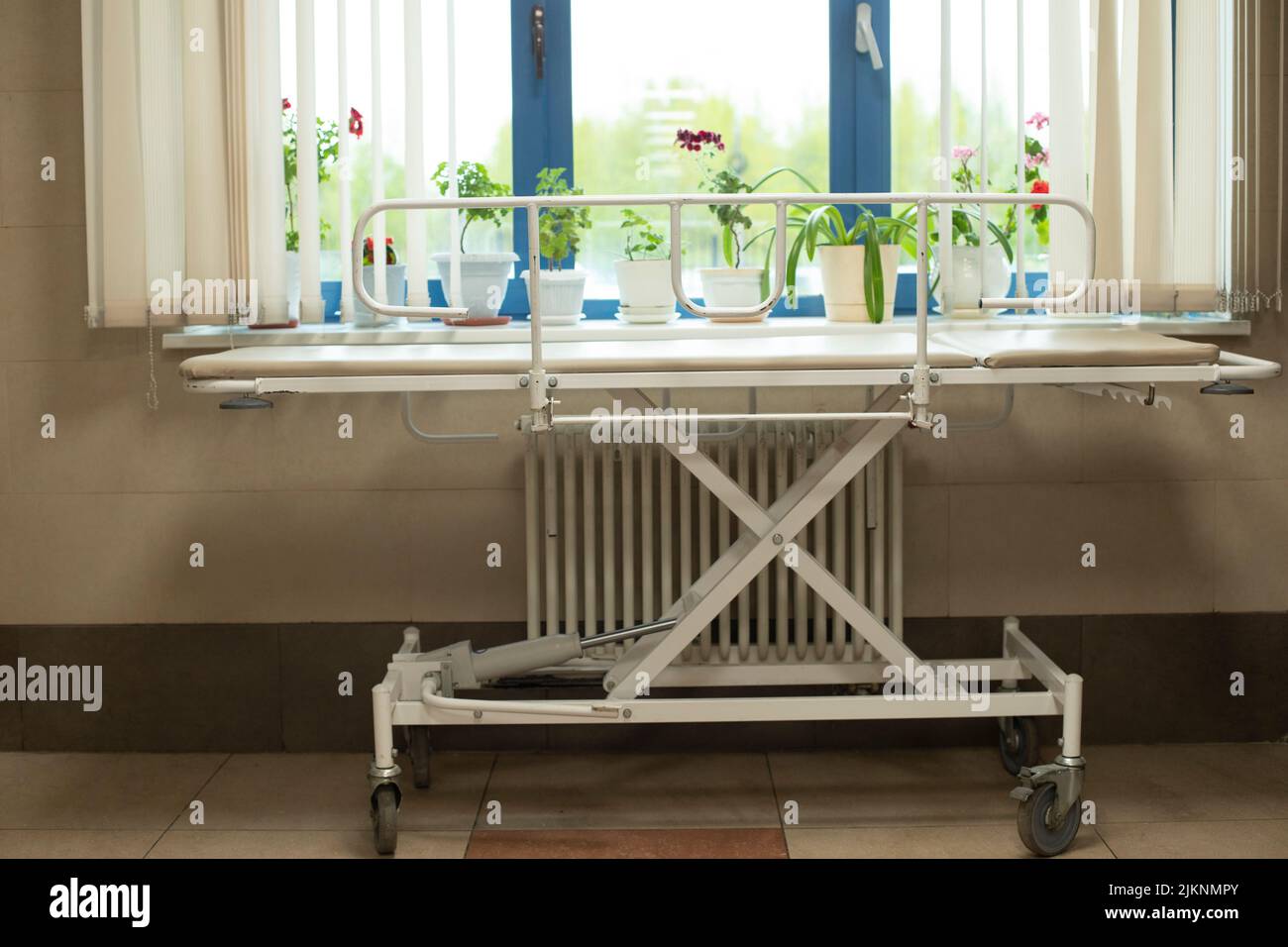 Interior of hospital. Waiting place in hospital. Inside building Stock ...