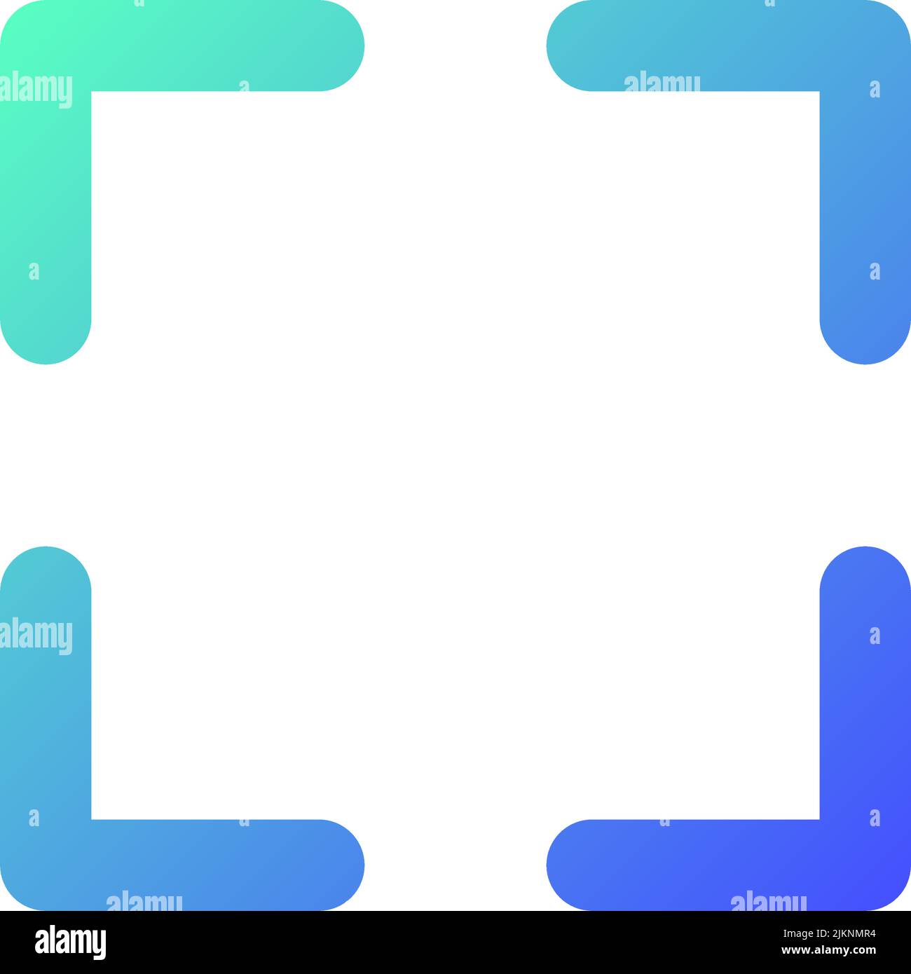 Full screen pixel perfect gradient linear ui icon Stock Vector Image & Art - Alamy