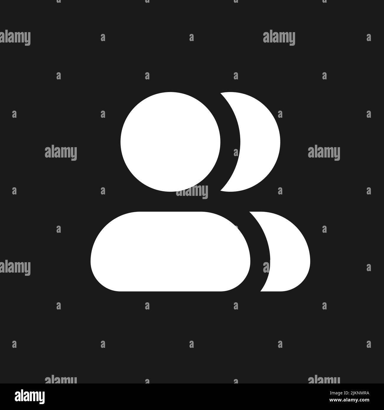 Group contacts dark mode hi-res stock photography and images - Alamy