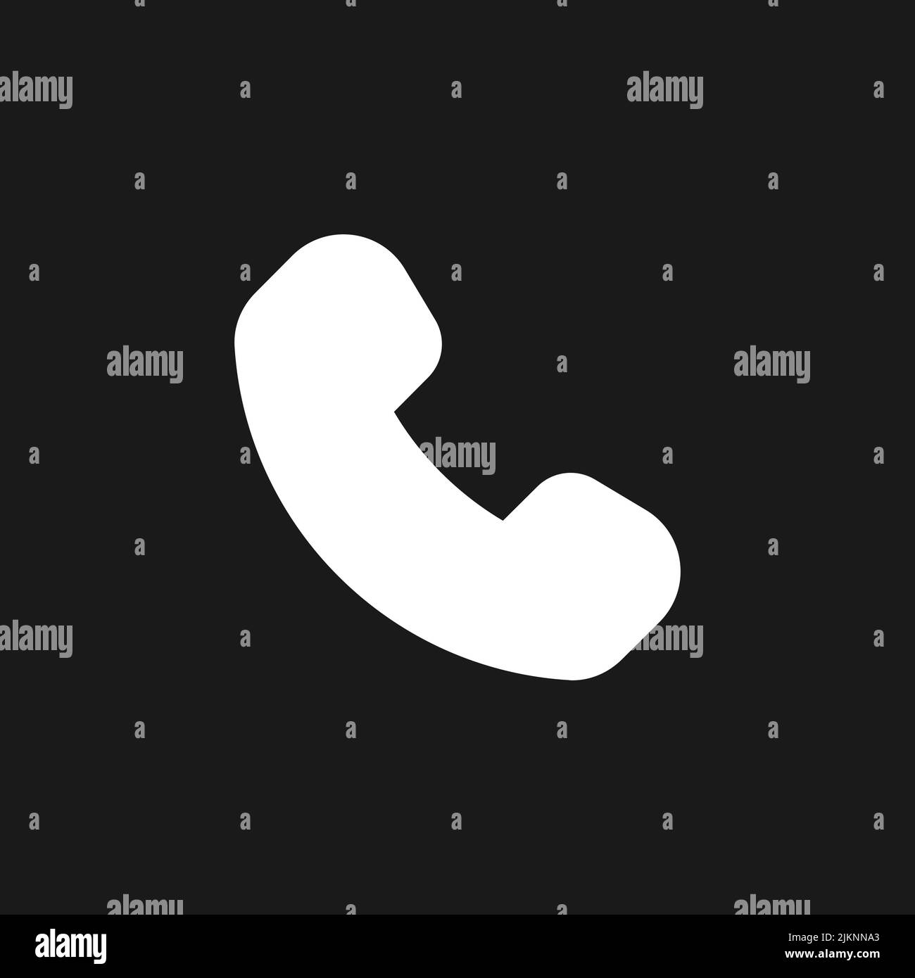 Telephone dark mode glyph ui icon Stock Vector Image & Art - Alamy