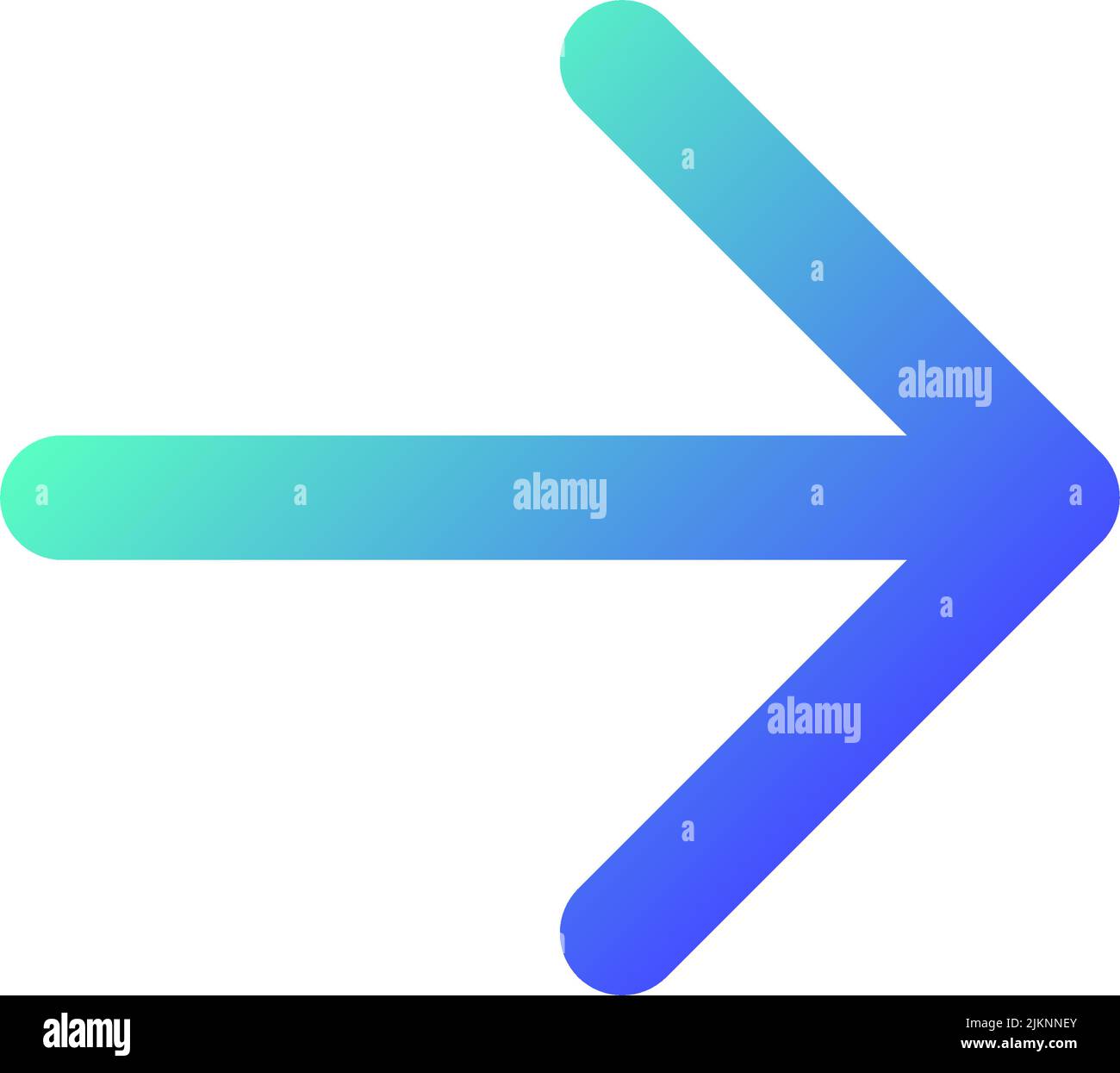 Rightwards arrow pixel perfect gradient linear ui icon Stock Vector Image & Art - Alamy