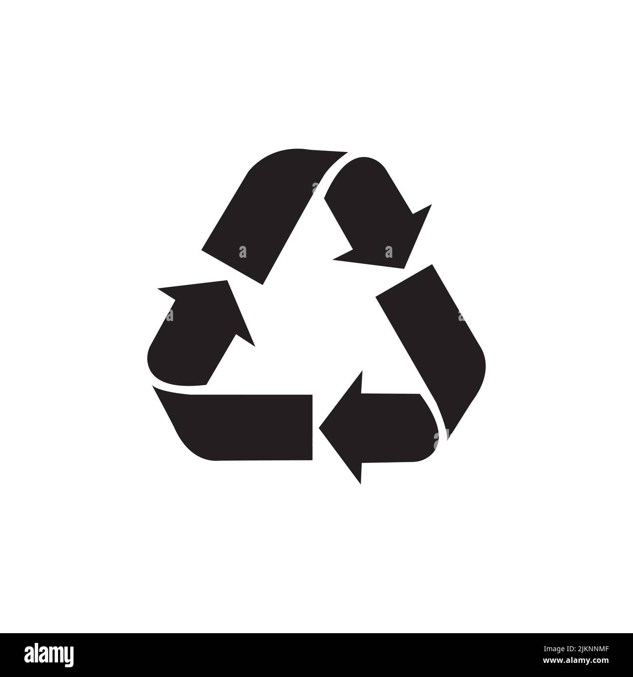 Recycle icon symbol. Recycling and rotation arrow icon pack. Vector ...