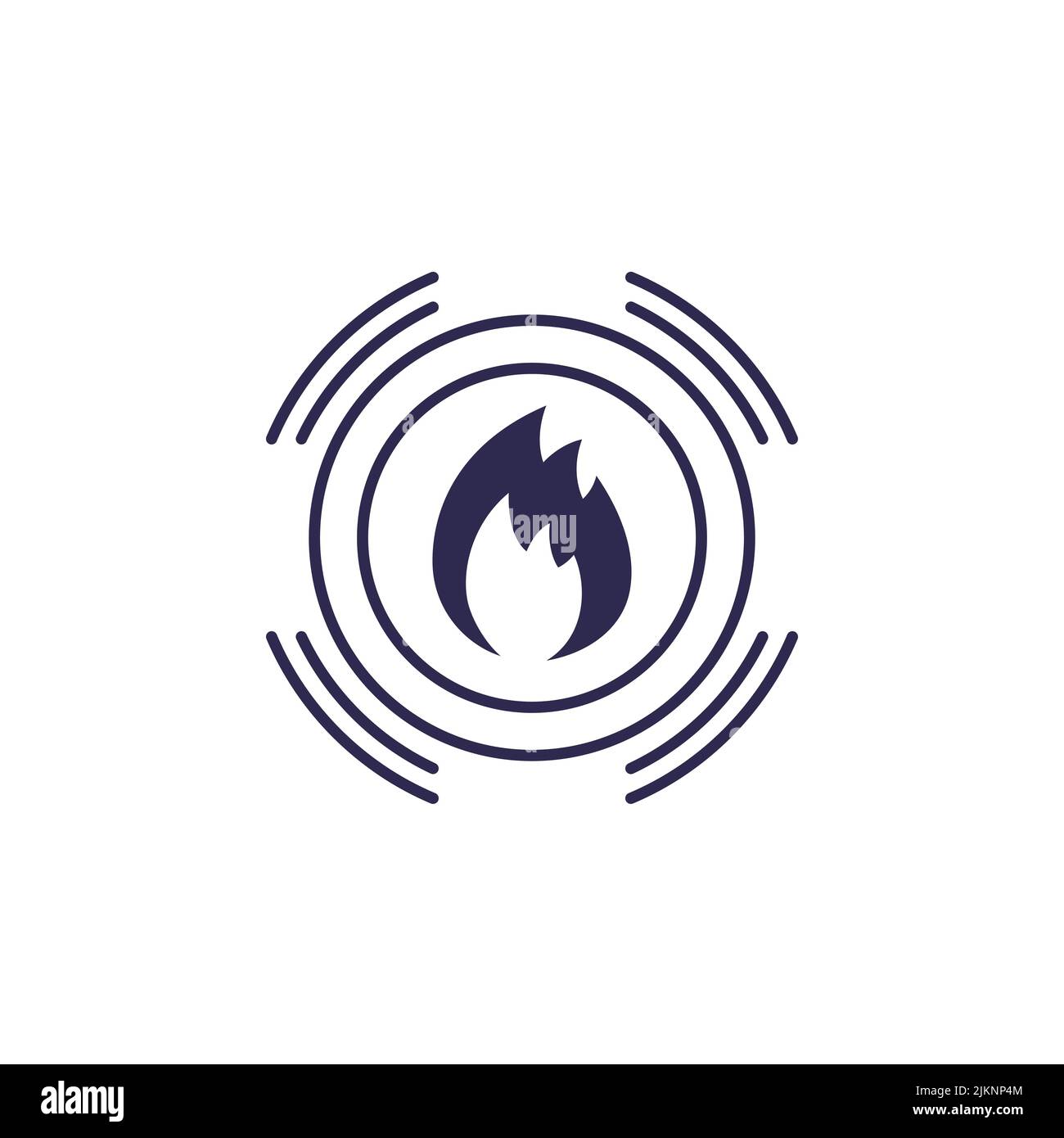Flame detector sensor Stock Vector Images - Alamy