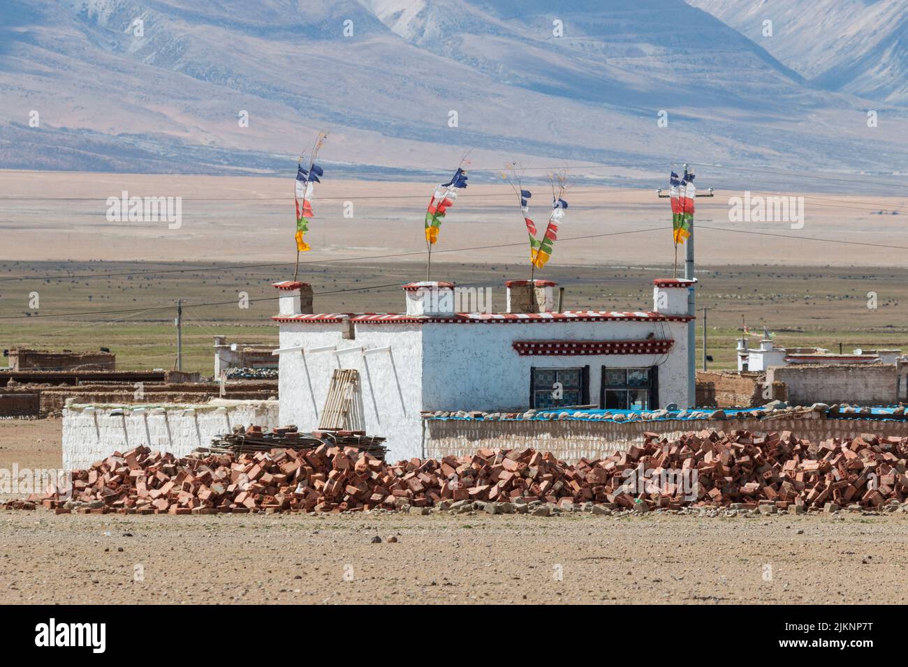 Tibetan traditional house Stock Photo - Alamy