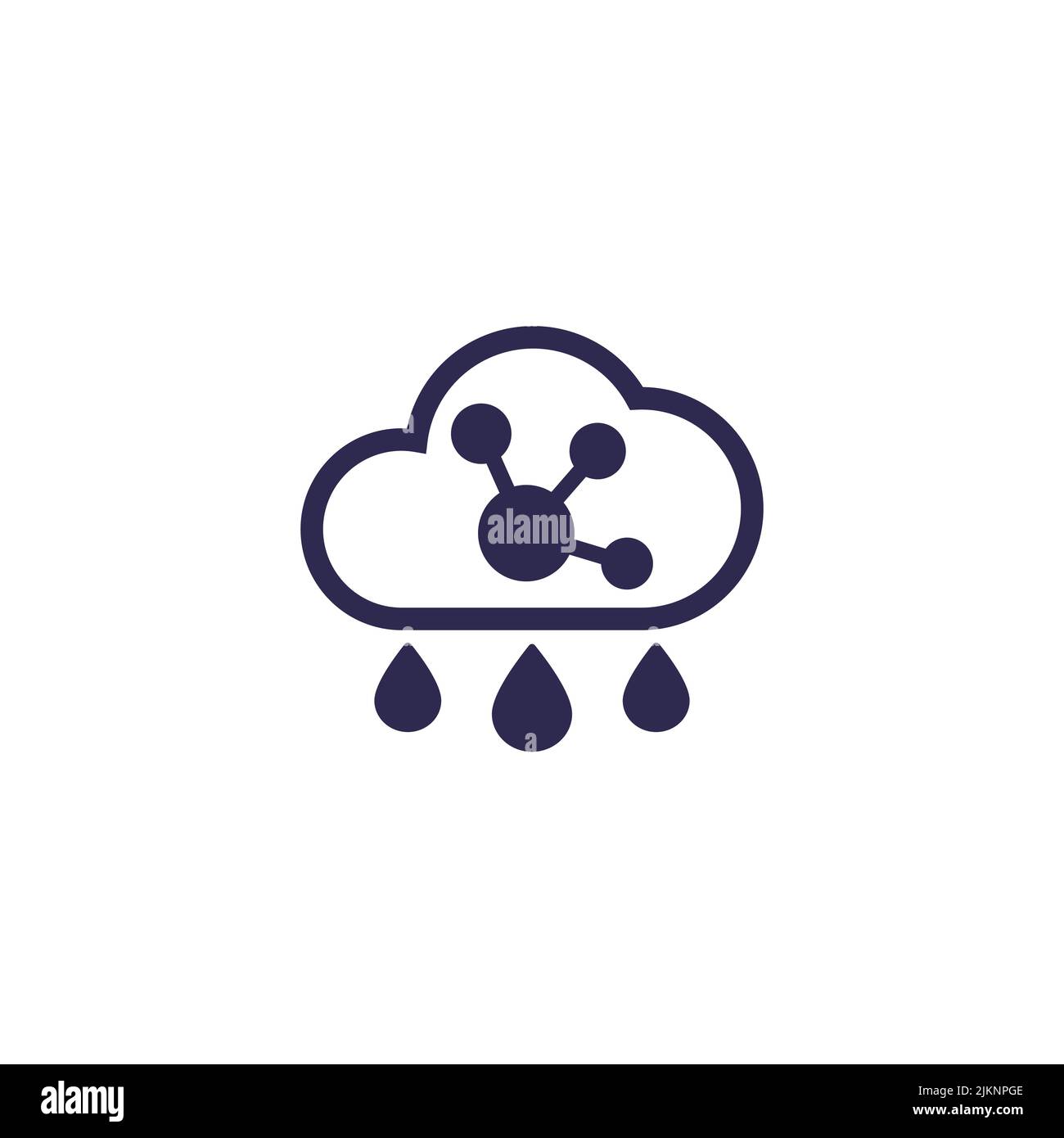 acid rain icon on white Stock Vector Image & Art - Alamy